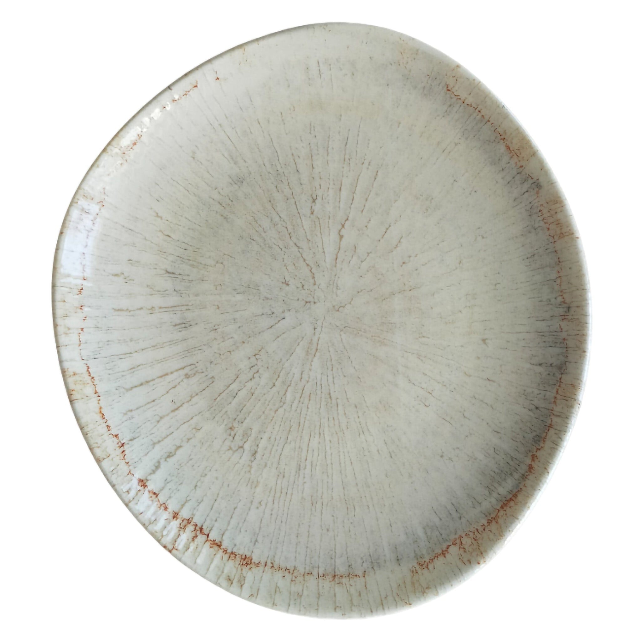 Zen Sand Premium Stoneware Plate Coupe 8.3" x 7.5"